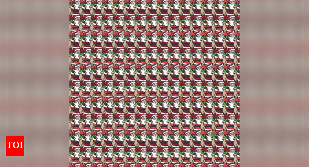Optical illusion: Only a person who is street smart can spot the Santa ...