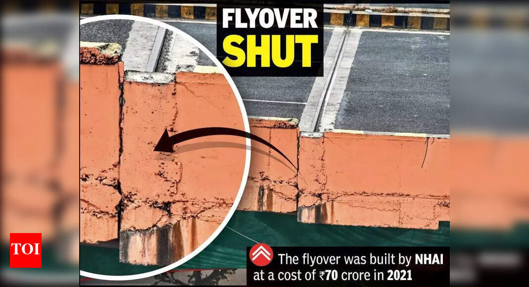 Butibori flyover slab caves in, triggers massive traffic disruption on ...