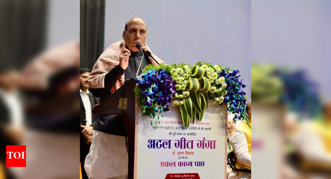 Atal’s life & ideology continue to inspire generations: Rajnath ...