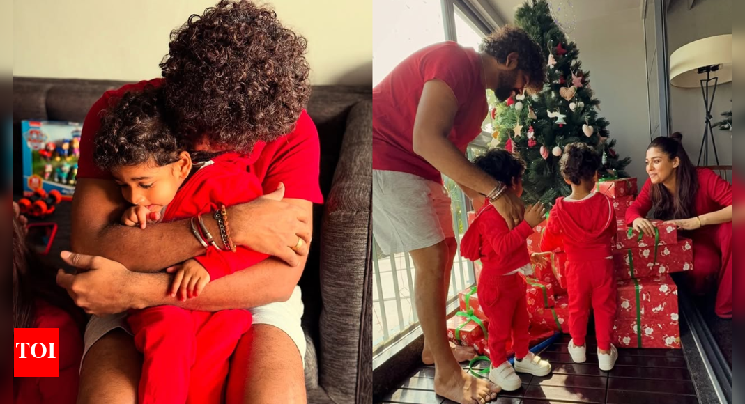 Nayanthara and Vignesh Shivan celebrate Christmas with twins Uyir and ...