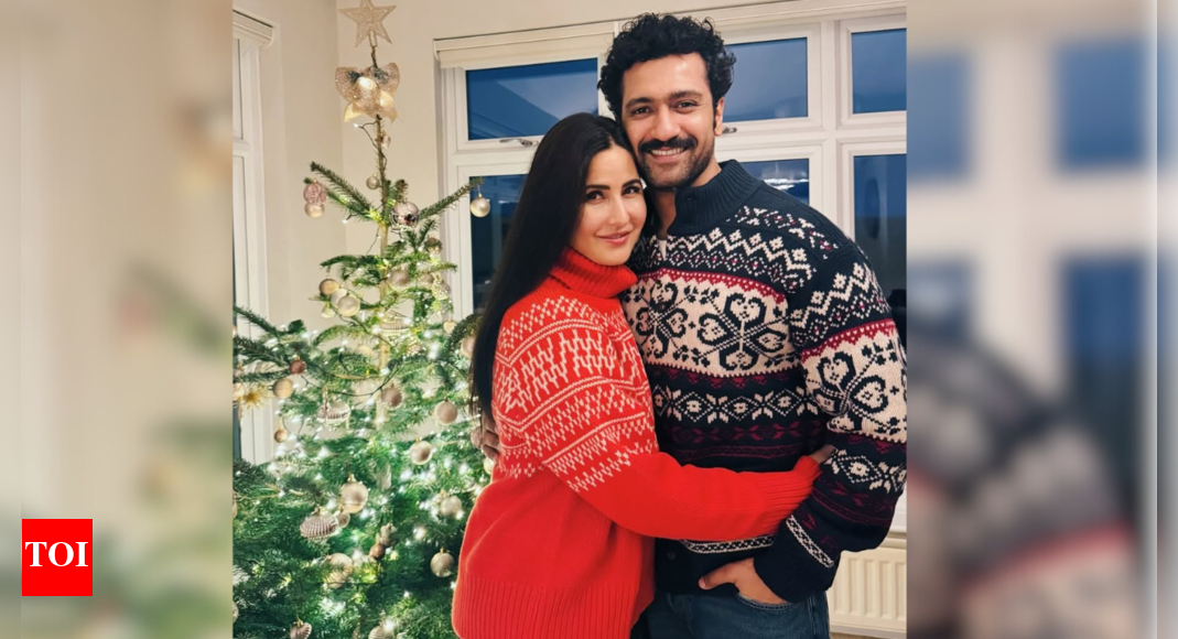 Katrina Kaif-Vicky Kaushal’s ‘ugly Christmas sweaters’ set pure couple ...