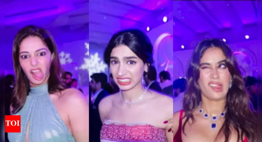 Orry shares unseen video of Janhvi Kapoor, Shikhar Pahariya, Khushi ...