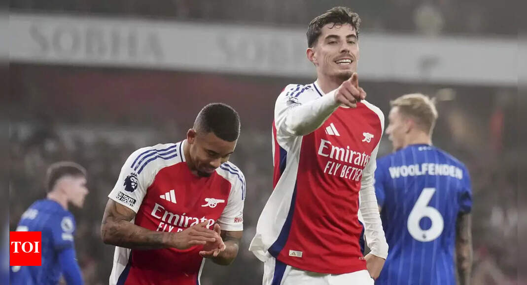 Arsenal edge Ipswich 1-0 to move to second spot in Premier League ...