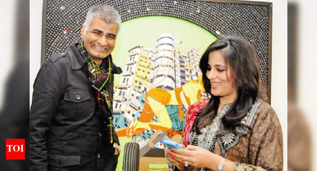 An arty cross connection | Events Movie News - Times of India