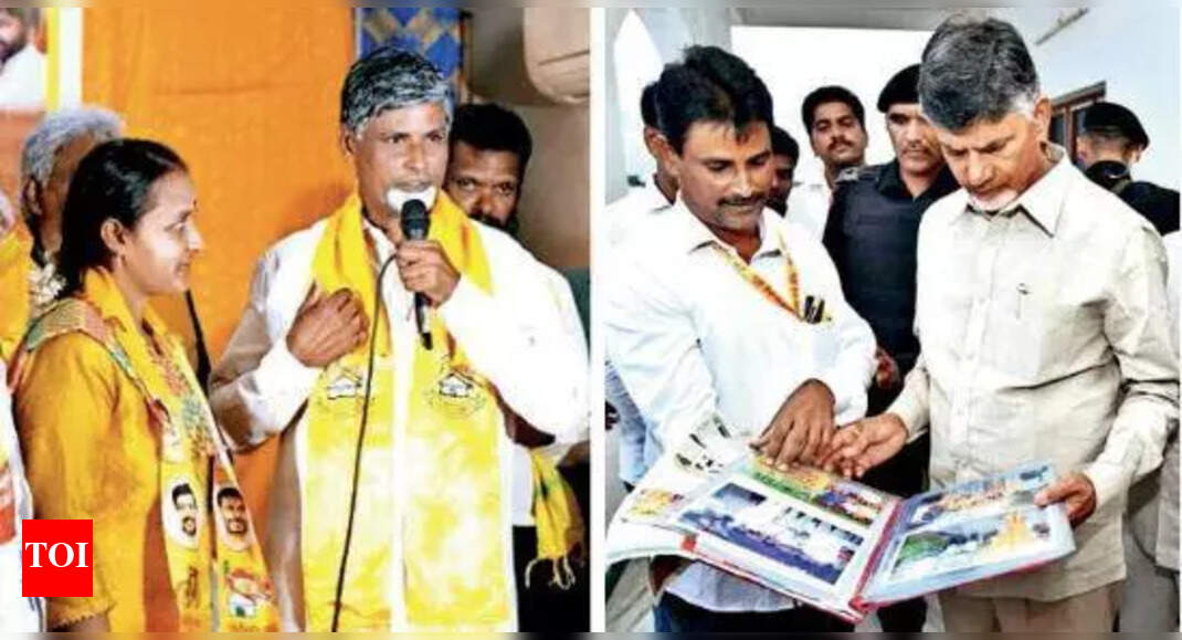 Minister Lokesh praises Naidu lookalike, posts his video on X | Vijayawada News - Times of India