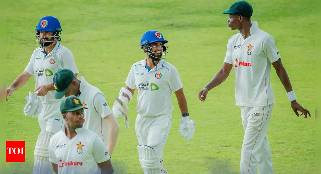Zimbabwe vs Afghanistan, 1st Test: Hashmatullah Shahidi shines with ...