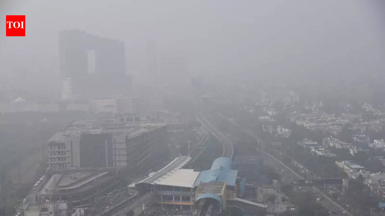 As wind speed dips, AQI is back to ‘moderate’ in Noida | Noida News ...