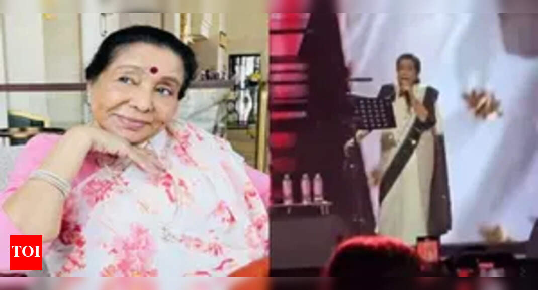 Asha Bhosle stuns at 91, performs virat hit 'Tauba Tauba' with absolute ...