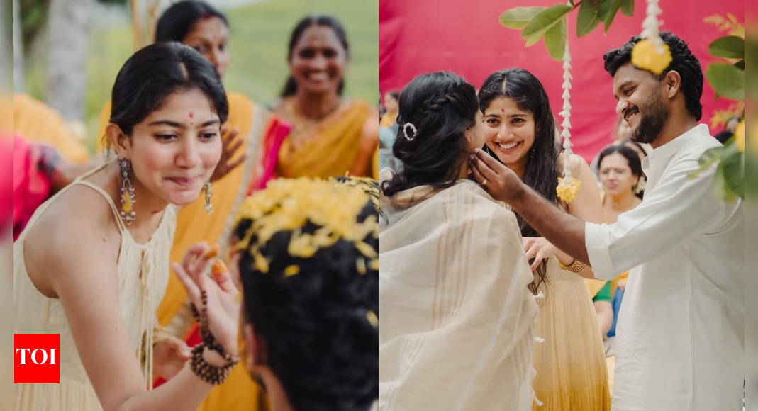 Sai Pallavi shares moments from Sister Pooja Kannan's wedding ...