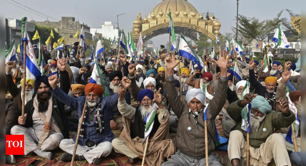 2024: Farmer protests take center stage in national debate | Jind News ...