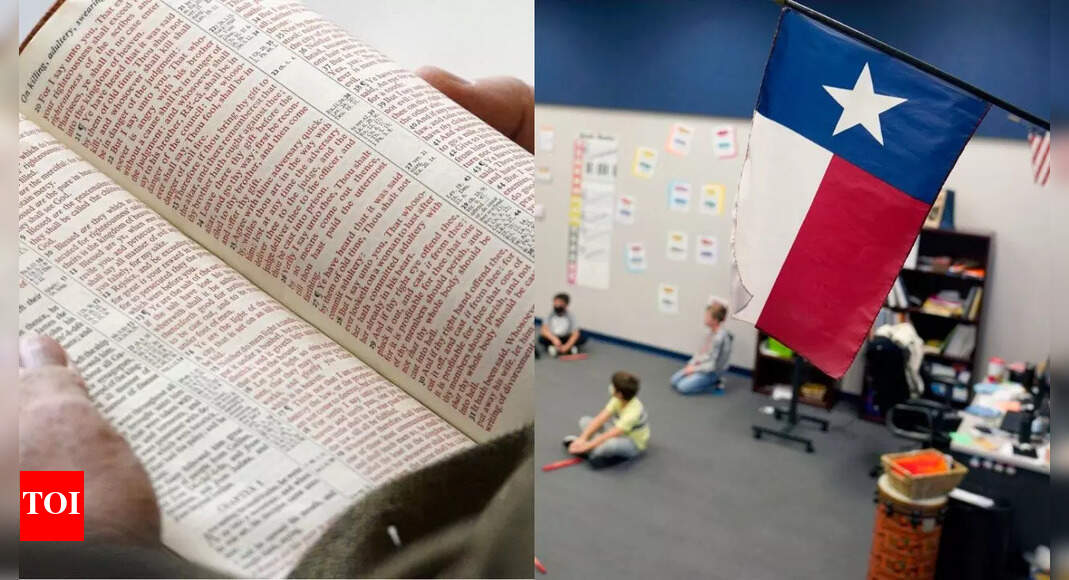 Bible In School Libraries: Texas school district restores Bible to ...