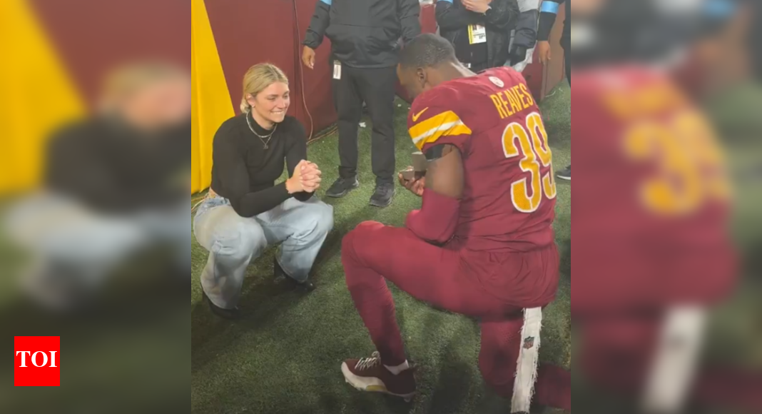Washington Commanders' Jeremy Reaves Proposes to Girlfriend After ...