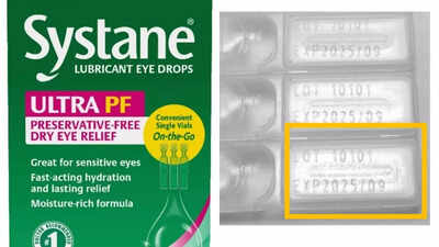 FDA announces recall of Systane eye drops due to fungal contamination ...