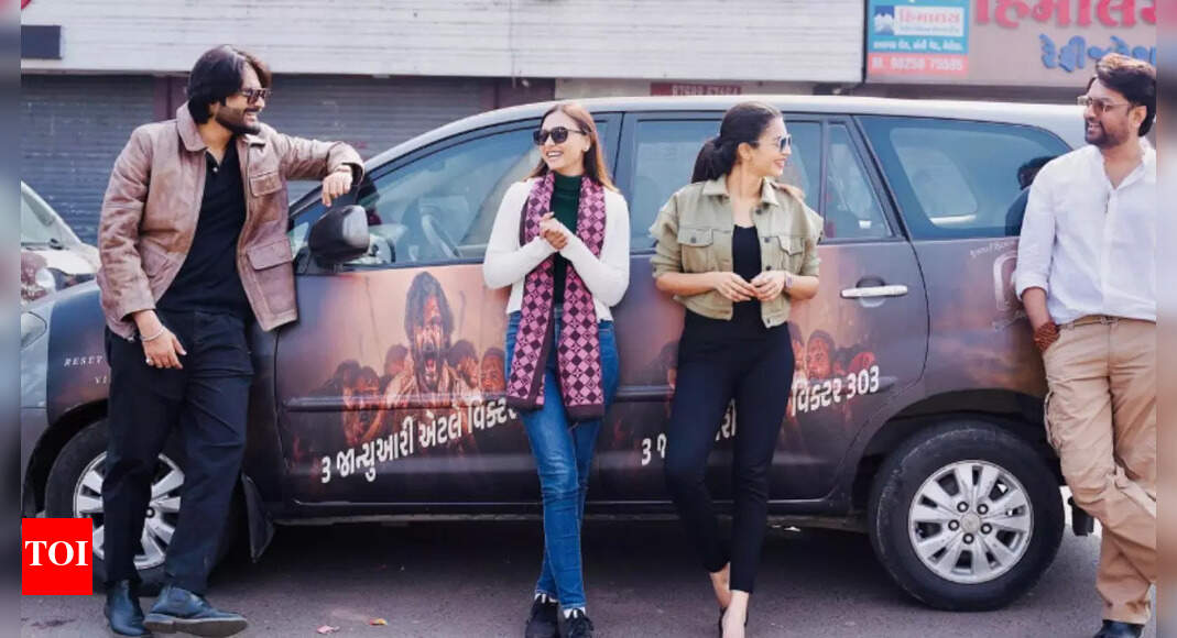 'Victor 303': Alisha Prajapati, Chetan Dhanani and others promote the ...