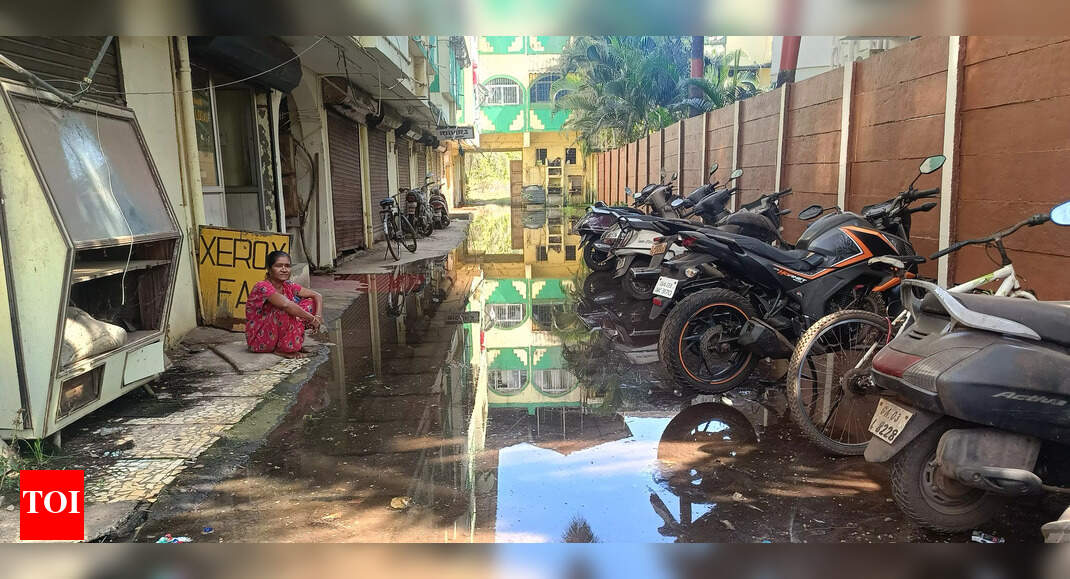 Waterlogging by high tide affects Panaji housing complex | Goa News ...