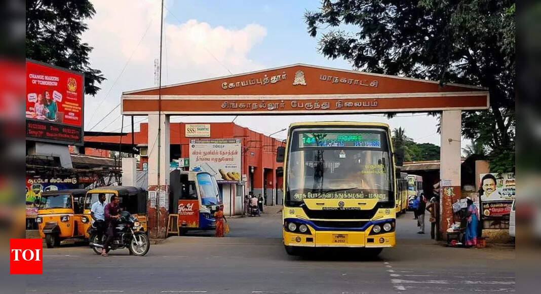 Coimbatore: Singanallur bus stand to be revamped at a cost of 10 crore ...