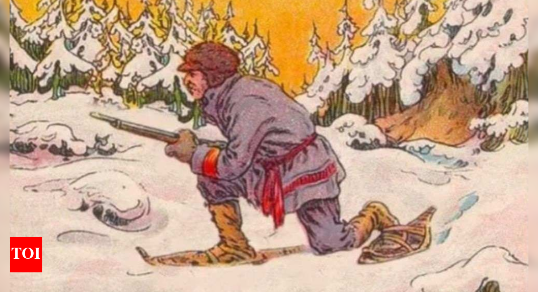 Optical Illusion: Only a real hunter can spot the bear hiding in this ...