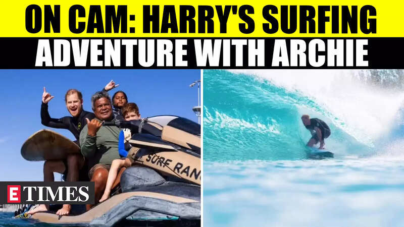 Prince Harry Goes Surfing With Son, Rare California Outing Of Prince ...