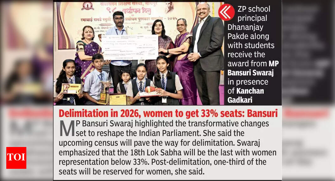 Princi of Narkhed village school wins Ranade Award | Nagpur News ...