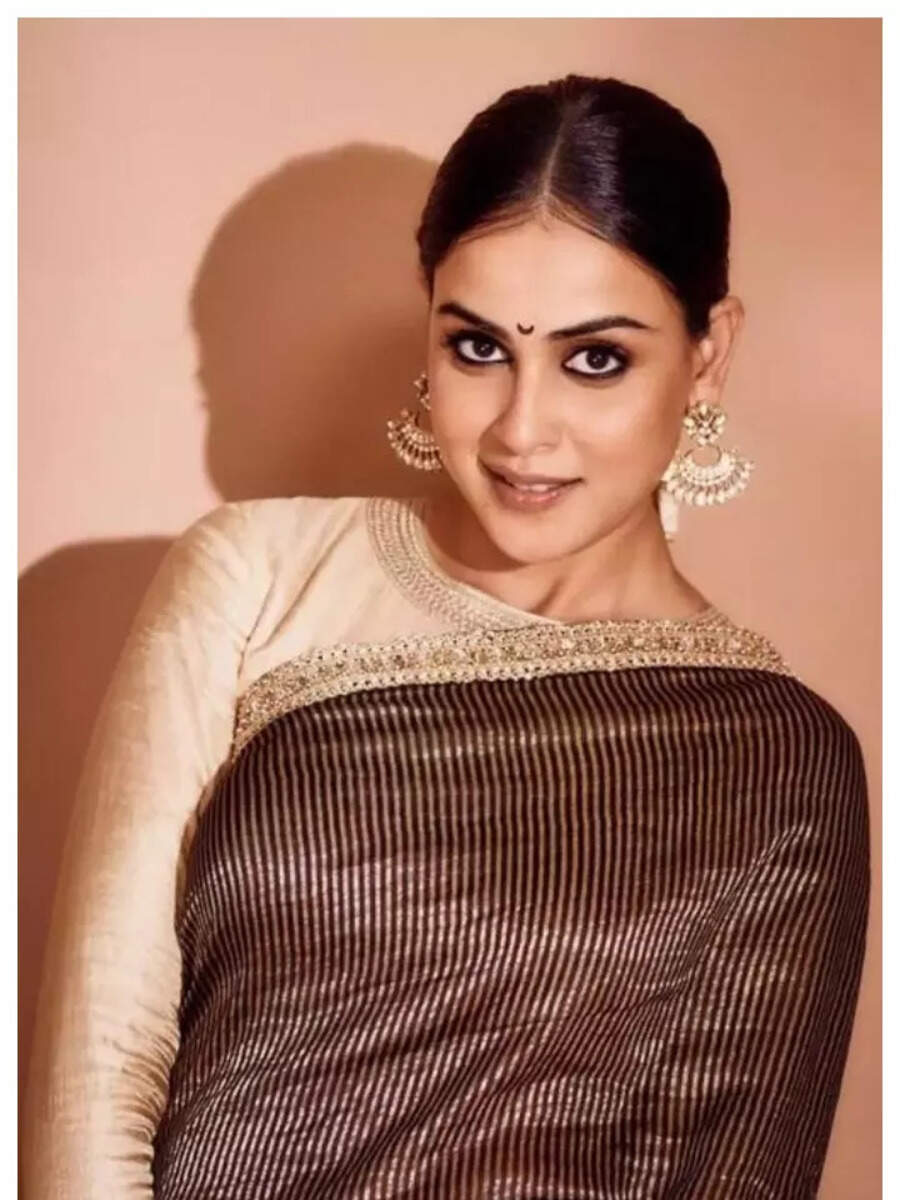 Genelia D'souza's best saree looks from 2024 | Times of India