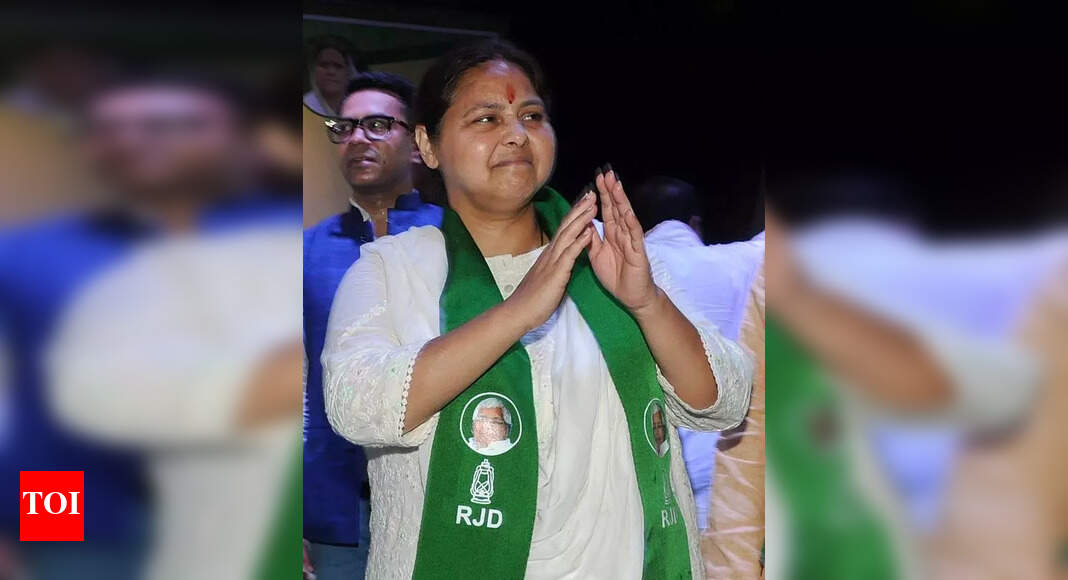 Nitish & my father are old friends, says Misa - Times of India