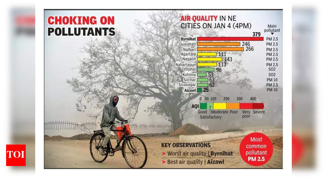 Cities of northeast grapple with spike in pollution levels | Guwahati ...