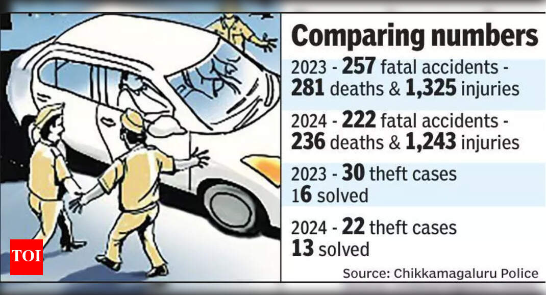 Crime graph in C’magaluru sees a dip in 2024 | Mysuru News - The Times ...