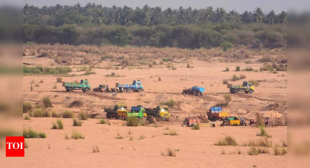 Five booked for illegal sand mining in Trichy | Trichy News - The Times ...