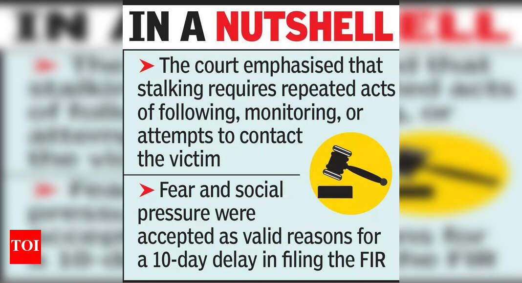 HC: Following girl once is not stalking under IPC | Nagpur News - The ...