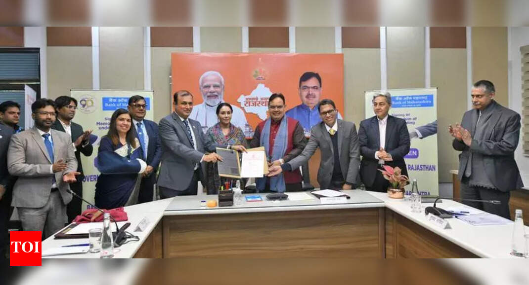 Raj govt signs MoUs with BoB, BoM to secure Rs 30k cr loans from them ...