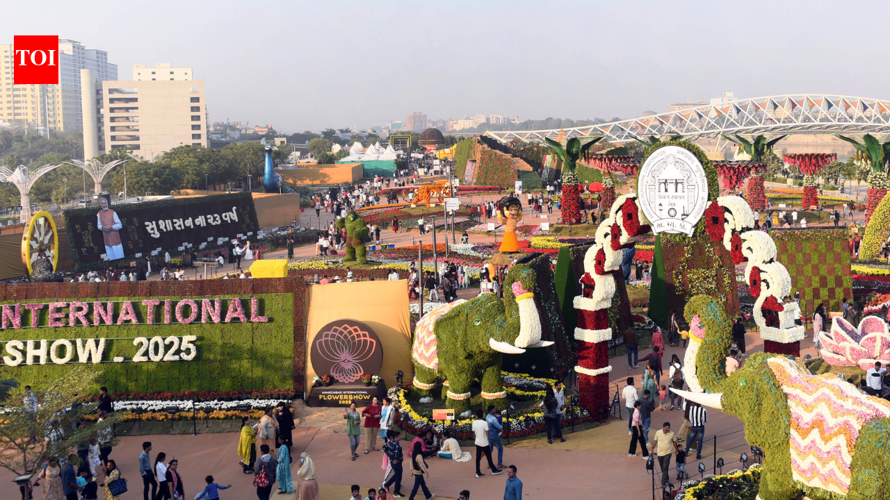 Photos: Blooming wonders at Ahmedabad Flower Show 2025
