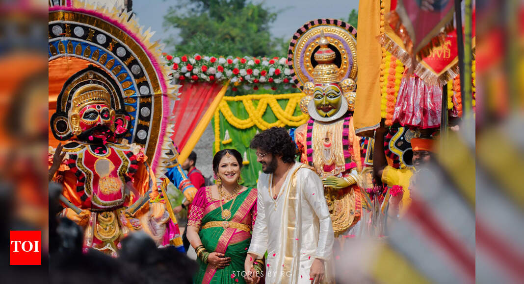 Hariprriya’s seemantha ceremony was in true Simhapriya style | Kannada ...