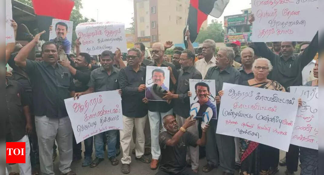 Seeman’s remarks on Periyar spark clashes, protests intensify | Chennai ...