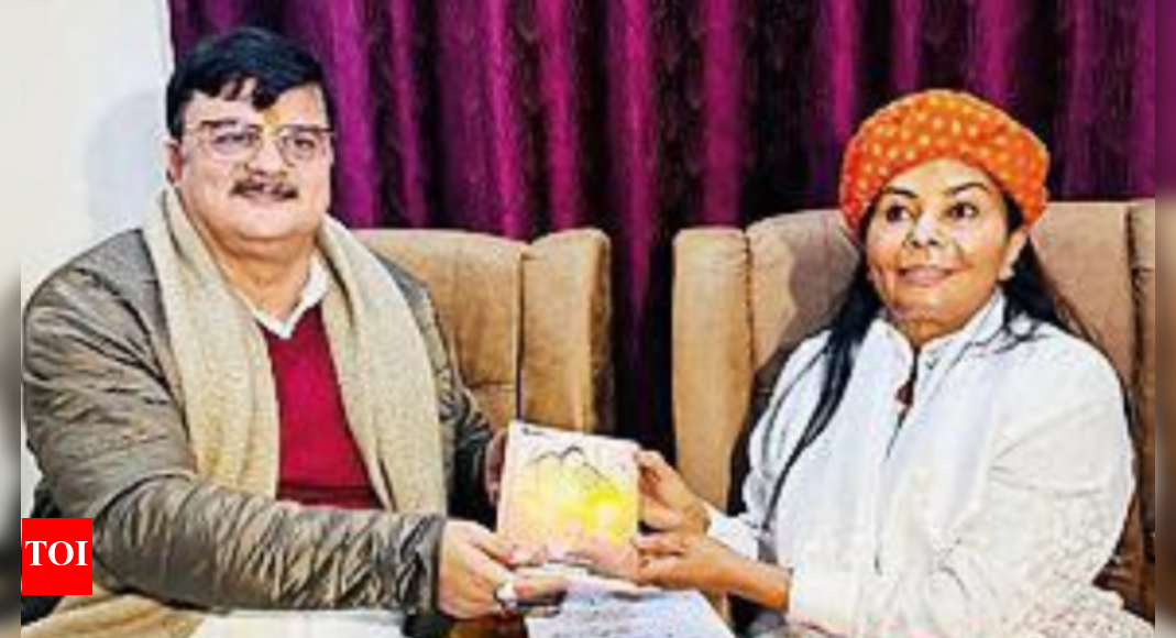 US citizen and spiritual guru Laxmi Devi visits Ayodhya | Lucknow News ...