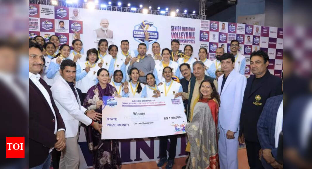 Kerala men, Railways eves emerge Senior National Volleyball champions ...