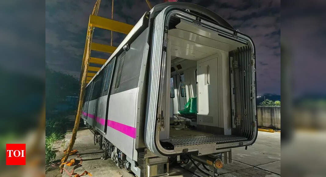 BMRCL gets train prototype for operational lines | Bengaluru News - The ...