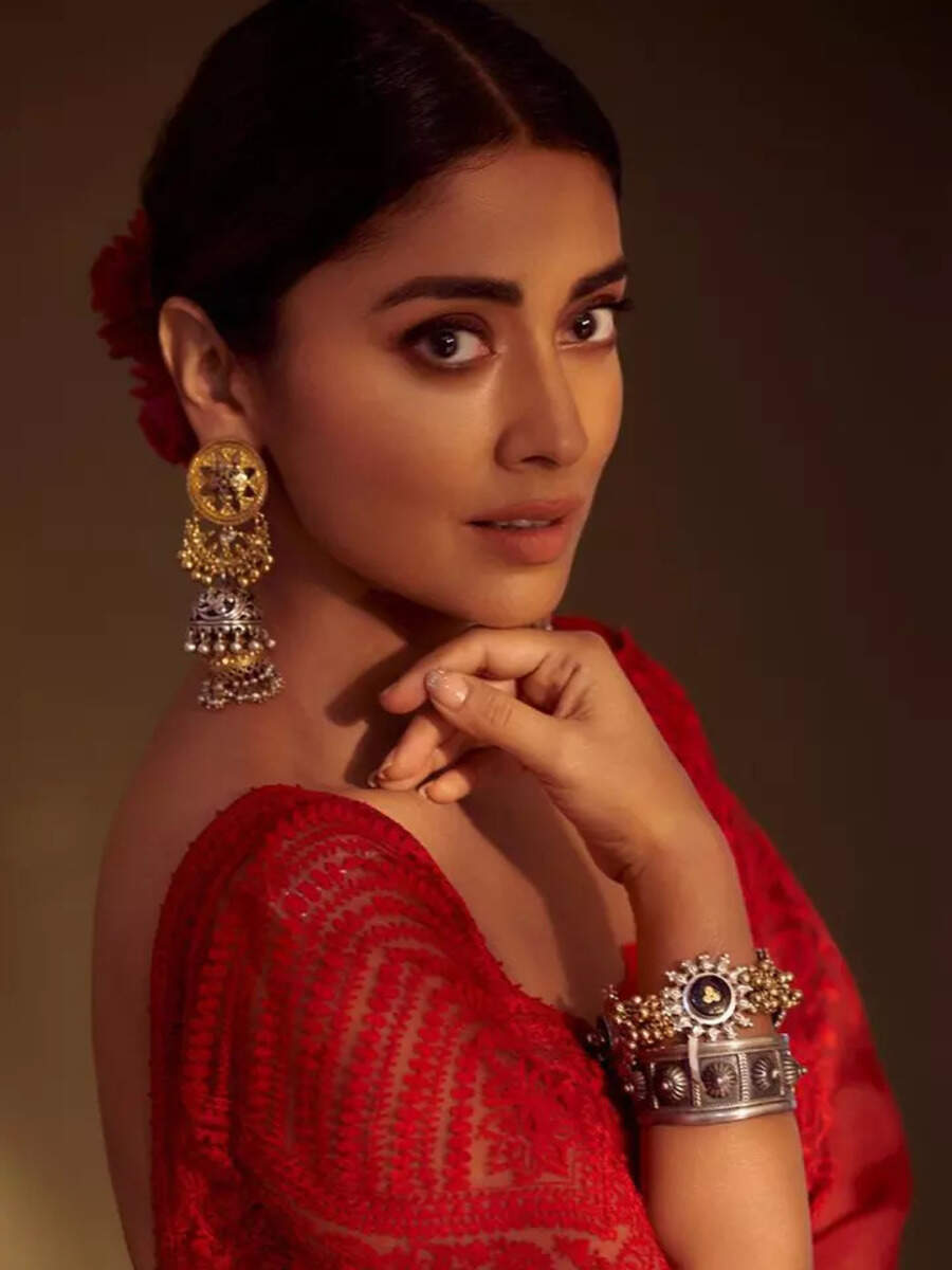 Shriya Saran sets style goals in stunning traditional attire | Times of ...