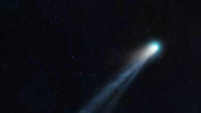 Once-in-a-lifetime comet makes first appearance in 160,000 years - The Times of India