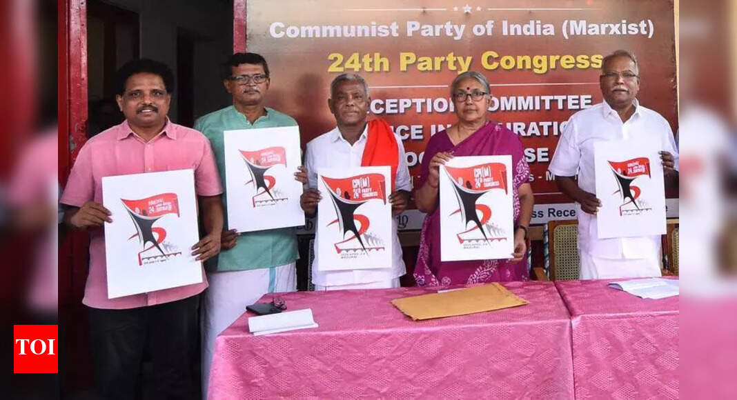 Logo unveiled for CPI(M) all India party congress | Madurai News - The ...