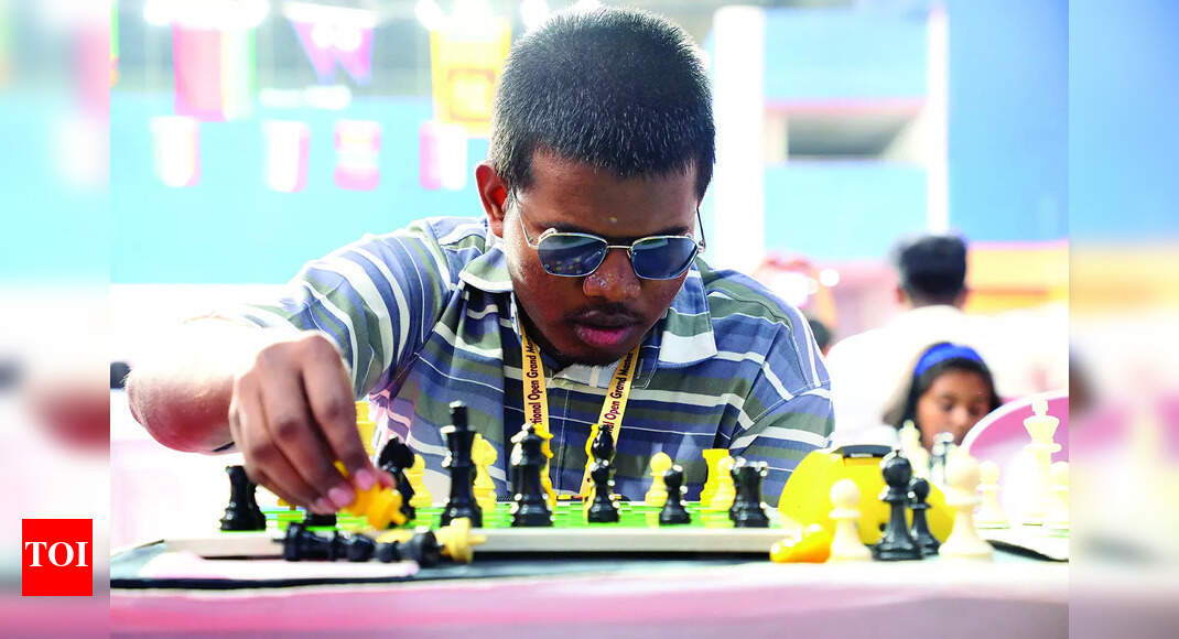 ‘Only in chess, a blind player can play on a par with the sighted ...