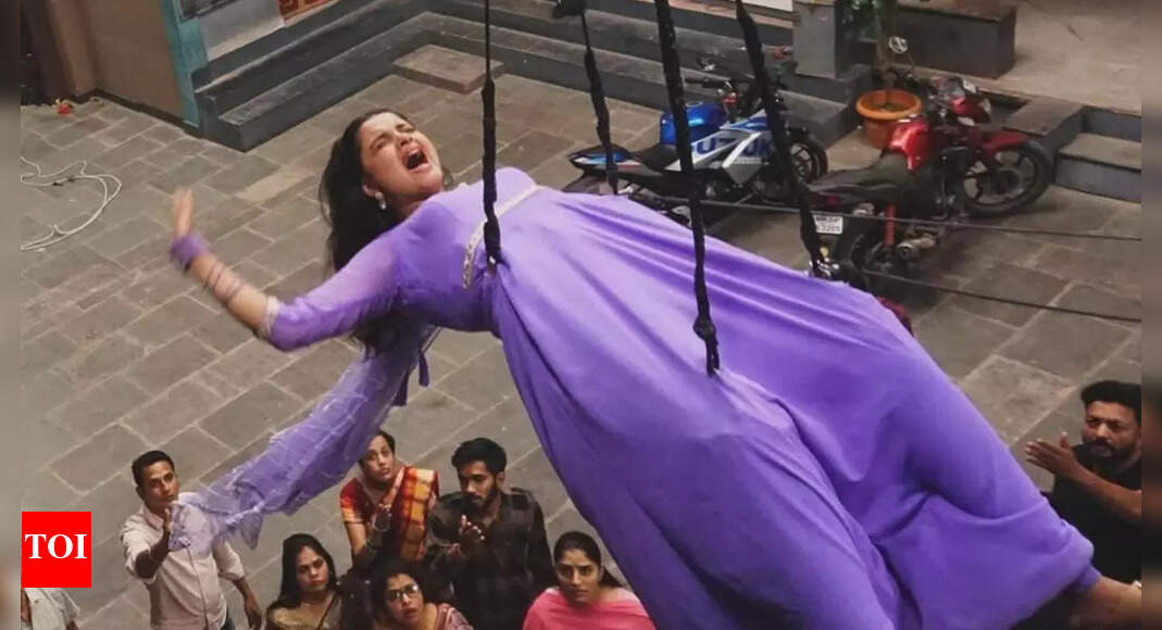 Indraxi Kanjilal on an action sequence in Pushpa Impossible; says ‘The scene where I fall from ...