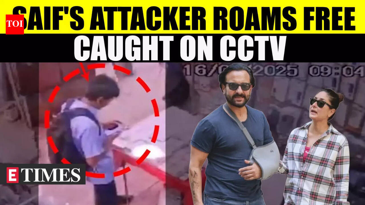 Saif Ali Khan’s Alleged Attacker Caught Roaming Mumbai Streets; CCTV ...