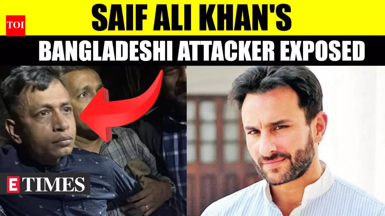 Unmasking Saif Ali Khan's Intruder Who Brutally Attacked Him; Fake ...
