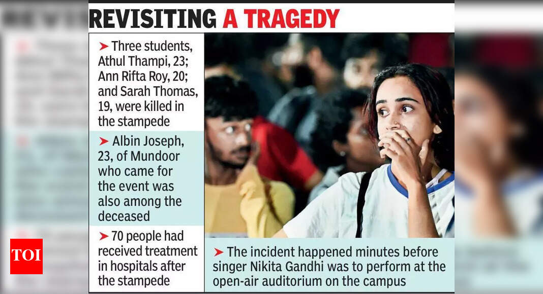 Stampede at Cusat: Former principal, 2 faculty arraigned | Kochi News ...