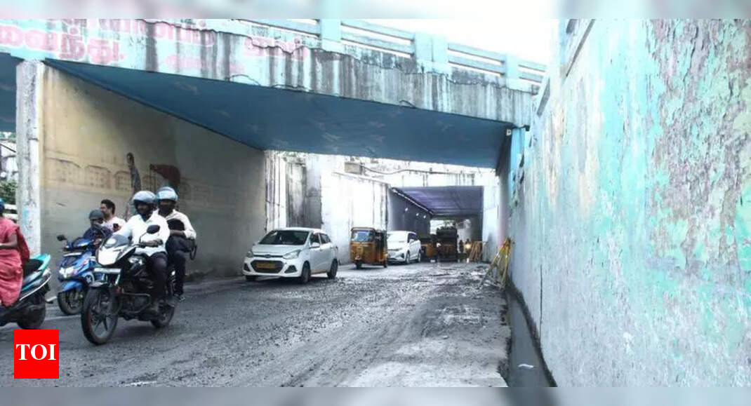 Poor restoration makes RBI subway risky | Chennai News - The Times of India