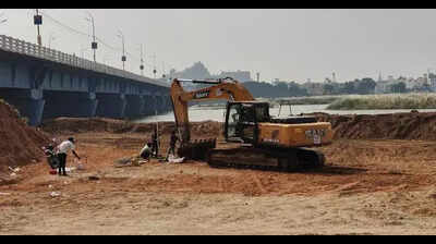 Work accelerates on new Cauvery Bridge | Trichy News - The Times of India