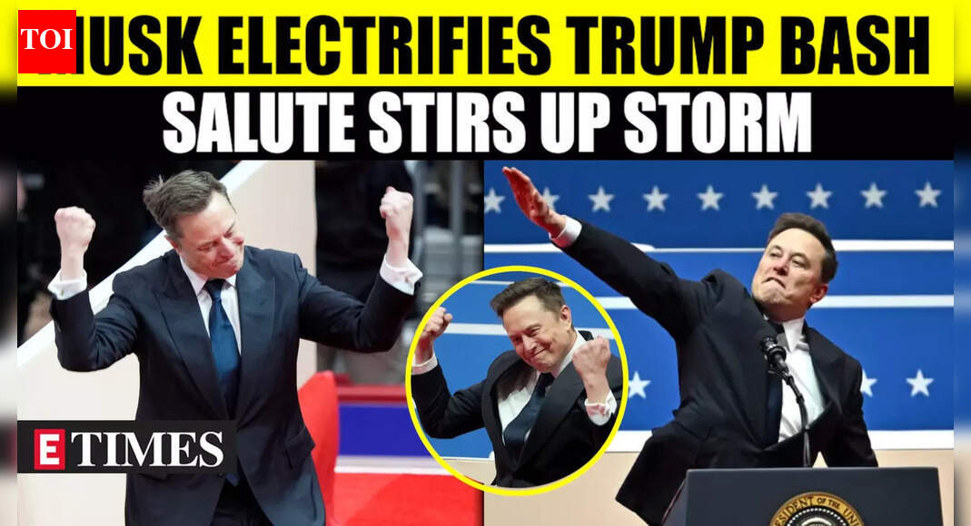 Elon Musk Steals The Show At Trump’s Inauguration Party; Salute Gesture ...