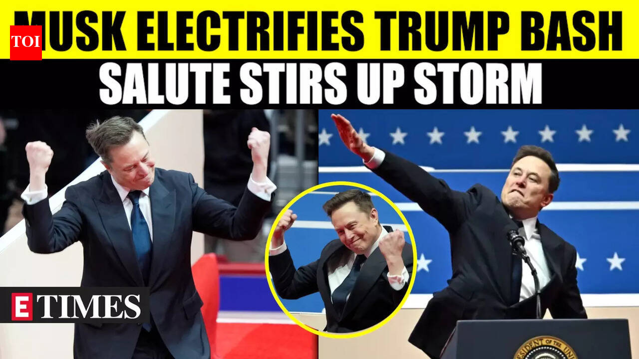Elon Musk Steals The Show At Trump’s Inauguration Party; Salute Gesture ...