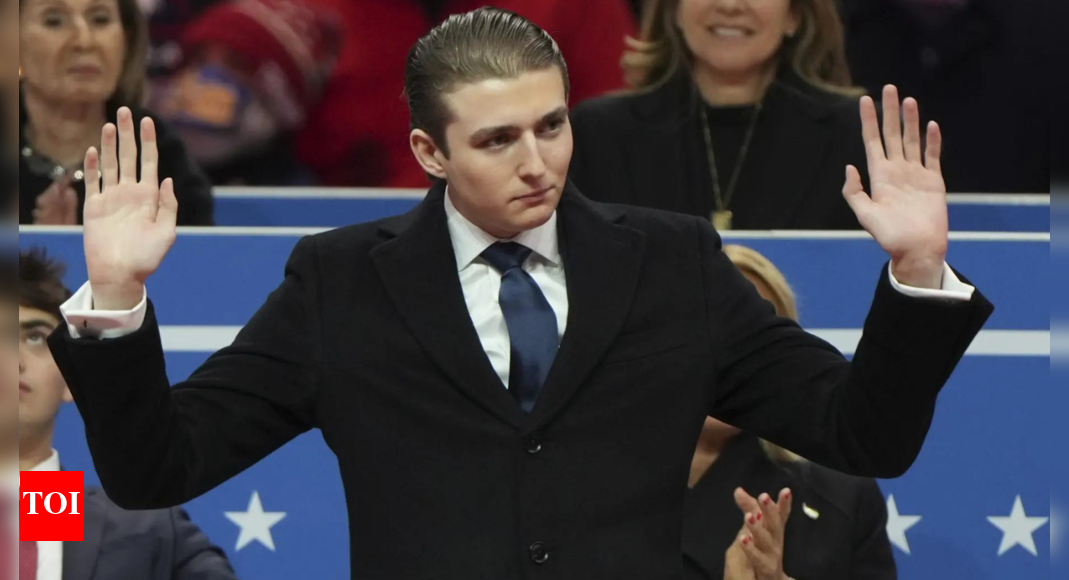 Barron Trump launches real estate company as father Donald reclaims US ...
