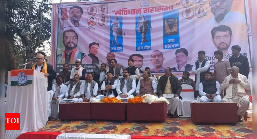 Cong’s campaign targets BJP on Constitution issues | Lucknow News - The ...